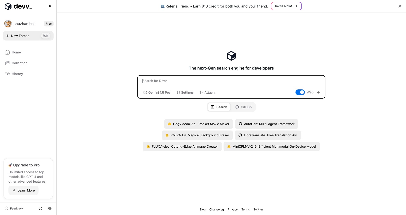 Devv AI - Инструмент для разработчиков на базе ИИ