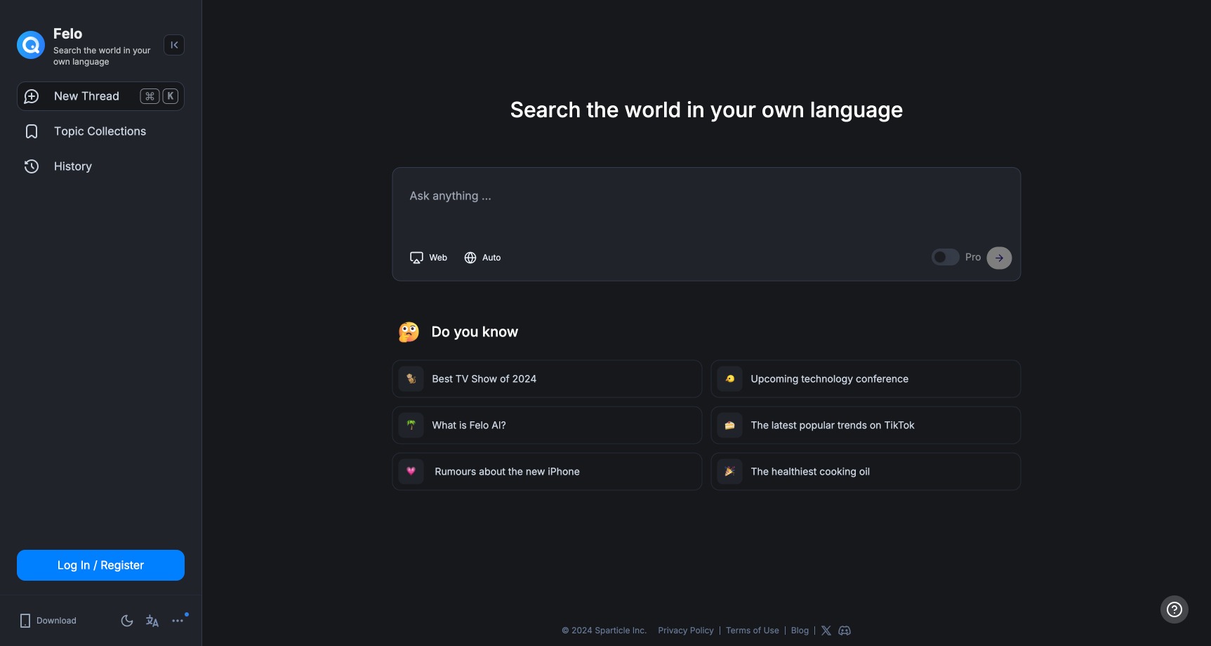 Felo Search AI - AI-powered multilingual search engine